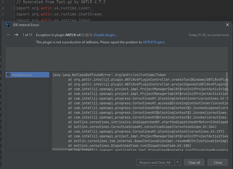 I Cannot Set Up Antlr Library On Intellij Rcsmajors