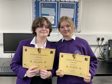 Bebras Computational Thinking Challenge Results Kings College School