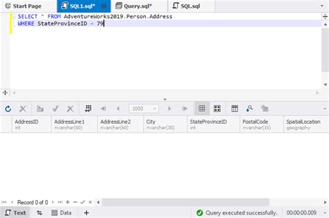 Creating A Sql Delete Statement