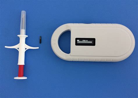 Iso Pocket Rfid Microchip Scanner 1342khz With 9cm Reading Distance