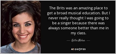 Katie Melua Quote The Brits Was An Amazing Place To Get A Broad