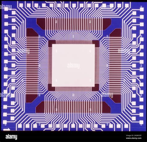 Hybrid Integrated Circuit Computer Artwork Of A Hybrid Integrated