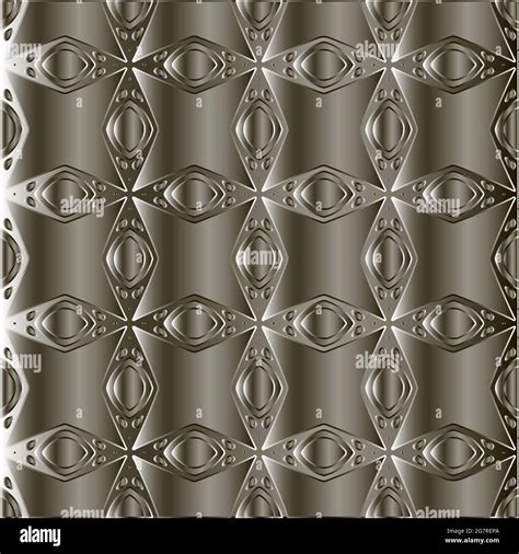 Steel Metallic Gradient With A Repeating Pattern Abstract Metallic Background Stock Vector