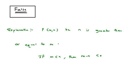 solved iftne domain consists of all integer numoers then the truth