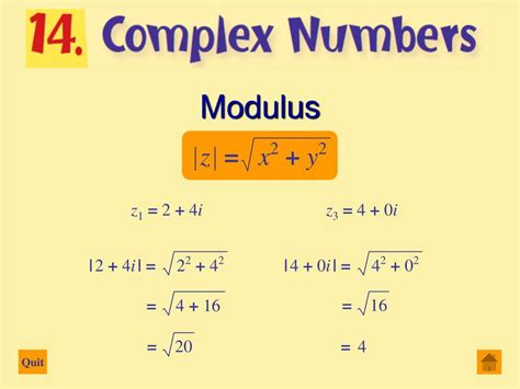 Ppt Introduction Complex Numbers The Argand Diagram Modulus Powerpoint Presentation Id 5282488