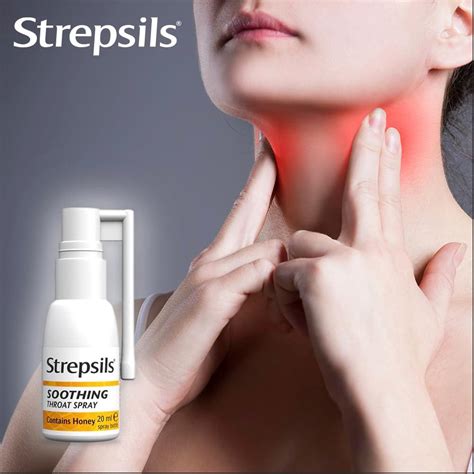 Strepsils Soothing Sore Throat Spray Contains Honey Sore Throat And