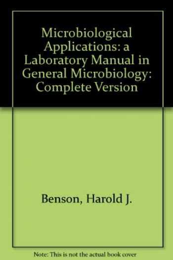 Microbiological Applications A Laboratory Manual 9780697137654 Booksrun