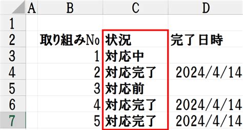 Excelで条件付き書式を使って行全体に色をつける方法 ささおのブログ