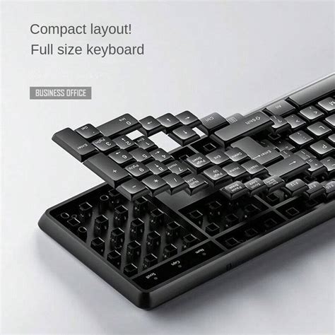 Mute Wireless Keyboard And Mouse Computer Laptop Girls Office Typing High Value Portable
