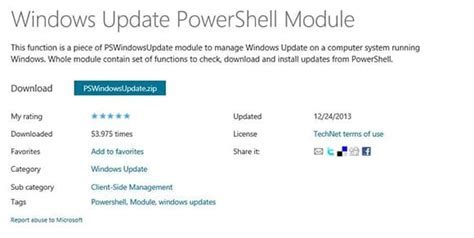 Manage Windows Update With Powershell