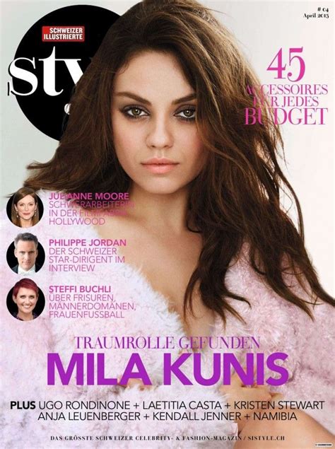 Mila Kunis Mila Kunis Fashion Magazine Cover Actresses