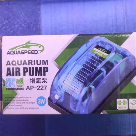 خرید و قیمت پمپ هوا اکواریوم تک موتوره شرکت اکوا اسپید وارداتی کم مصرف از غرفه قزوین فیش