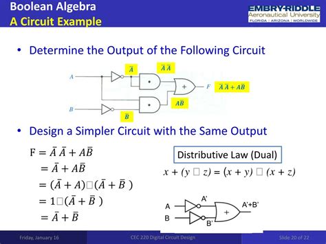 Ppt Cec 220 Digital Circuit Design Boolean Algebra Powerpoint Presentation Id 8952288