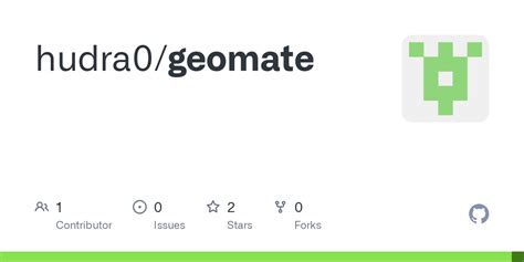 Github Hudra0 Geomate