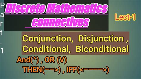 Discrete Maths Connectives Rajeshlekkalu Youtube