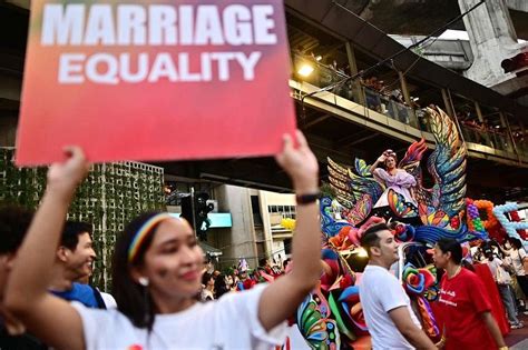 Thai Same Sex Marriage Bill Passes First Reading The Straits Times