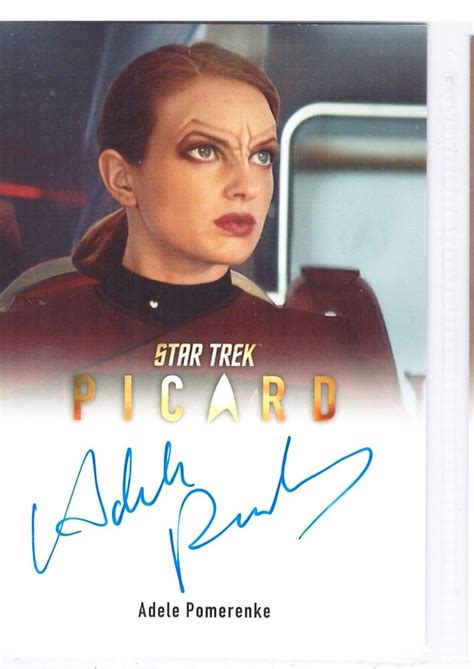 Star Trek Picard Season 2 3 Autograph Card A58 Adele Pomerenke As
