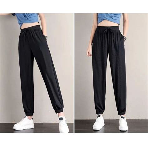 여성 데일리 여름 편한 가벼운 아이스 조거 팬츠 바지 홈플러스 택배배송