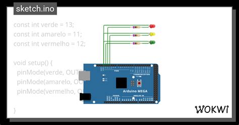 Semafaro Wokwi Esp32 Stm32 Arduino Simulator