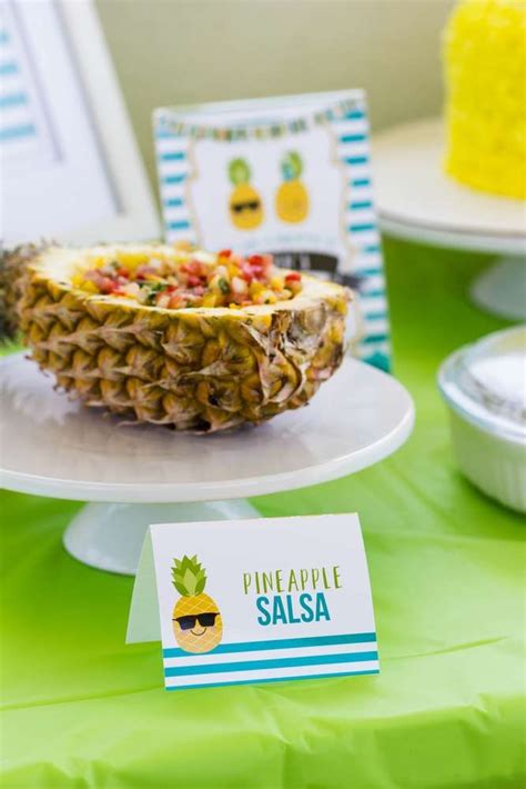 Pineapple Beach Bash Birthday Party Ideas Photo 5 Of 22 Pineapple