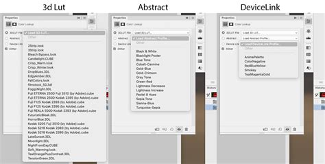 Colour Look Up Table Presets Missing Adobe Community 12898973