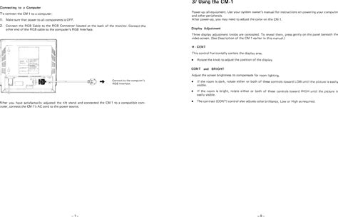 Tandy Cm 1 Operation Manual 26 5112