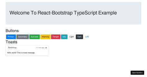 Basic Ts Codesandbox