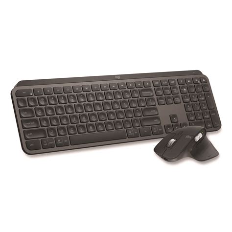 Logitech® Mx Keys Combo For Business Wireless Keyboard And Mouse Gen 2 33 Ft Wireless Range