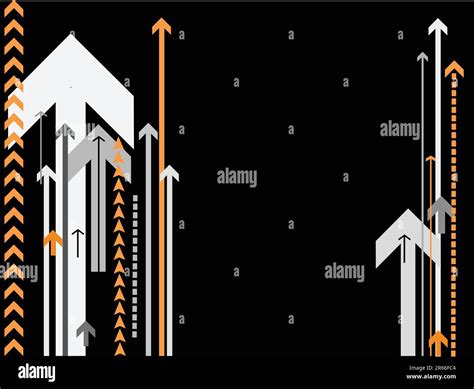 Background With Lots Of Arrows Vector Illustration Stock Vector Image