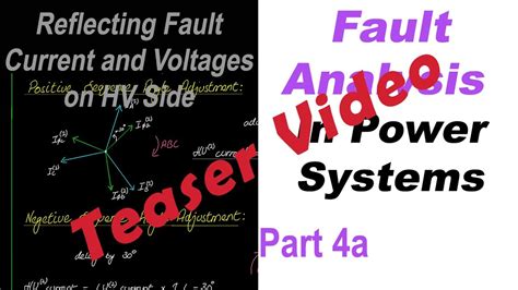 fault analysis in power systems part 4a teaser video youtube