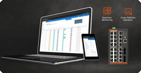 Port DIN Rail Industrial Ethernet Switch Industrial Network