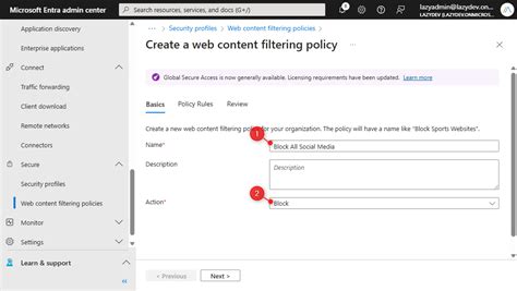 getting started with microsoft entra internet access — lazyadmin