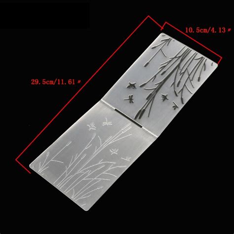 Love Flower Leaf Background Plastic Embossing Fold Vicedeal