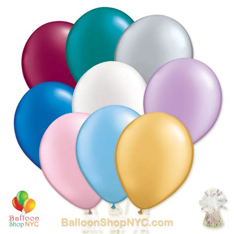 Ultimate Pearl Assorted Colors 12 Inch Latex Balloons Balloon Shop Nyc