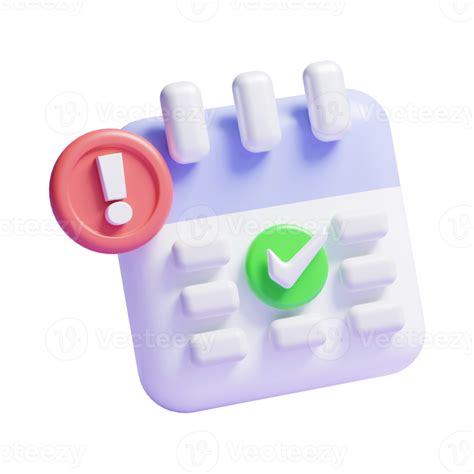 3d Calendar Marked Date For Celebration Day 14208568 Png