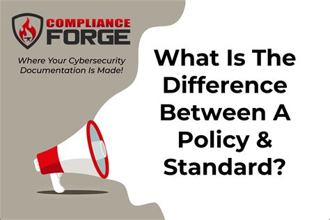 What Is The Difference Between Policies And Standards