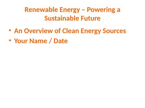 Presentation Renewable Energy Resources Pptx