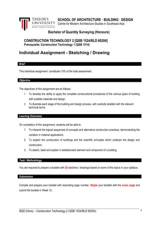 Assignment 1 Sketching Drawing DOC