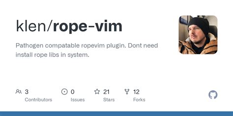 Github Klenrope Vim Pathogen Compatable Ropevim Plugin Dont Need Install Rope Libs In System