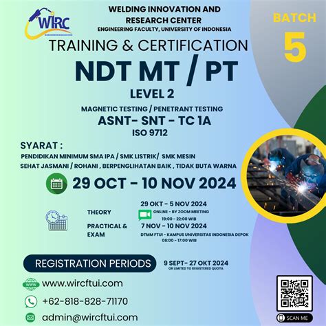 Ndt Level 2 Mt Pt Batch 5 Wirc Ftui