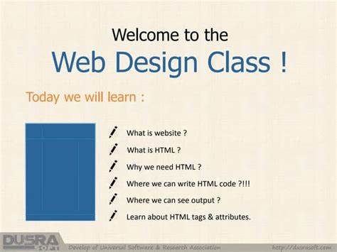Web Design Class Html 01 Pptx