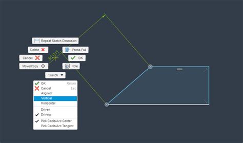 Sketch Dimension Alignment Selection Autodesk Community