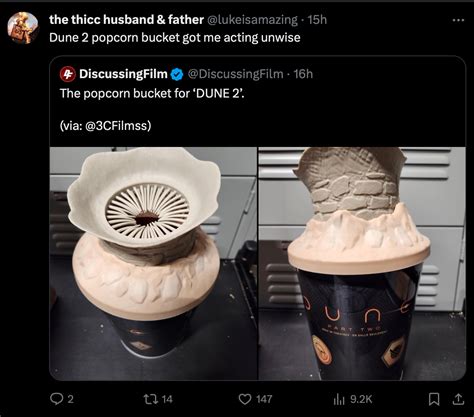 Unwise Dune 2 Sandworm Popcorn Bucket Know Your Meme
