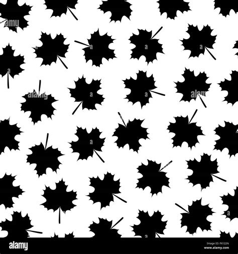 Texture Maple Leaves Stock Vector Image And Art Alamy