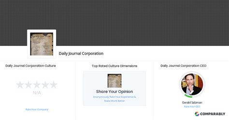 Daily Journal Corporation Culture Comparably