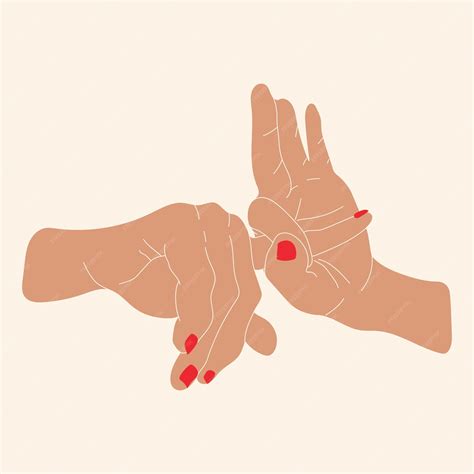 Premium Vector Sexual Hand Gesture Hand And Finger Simulating