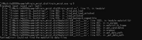 I Faced Runtime Error Of Standalone Trainmnistexe Of Dl Framework