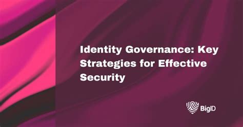 Identity Governance Bigid