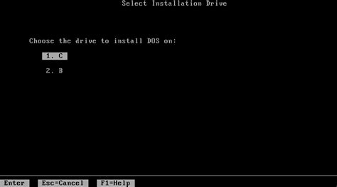 Installing DOS X In DOSBox X