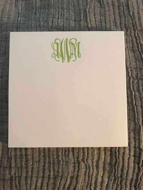 Personalized Notepad Etsy